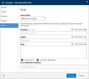 How to use Jet Reports Excel Add-in Scheduler - Global Data 365