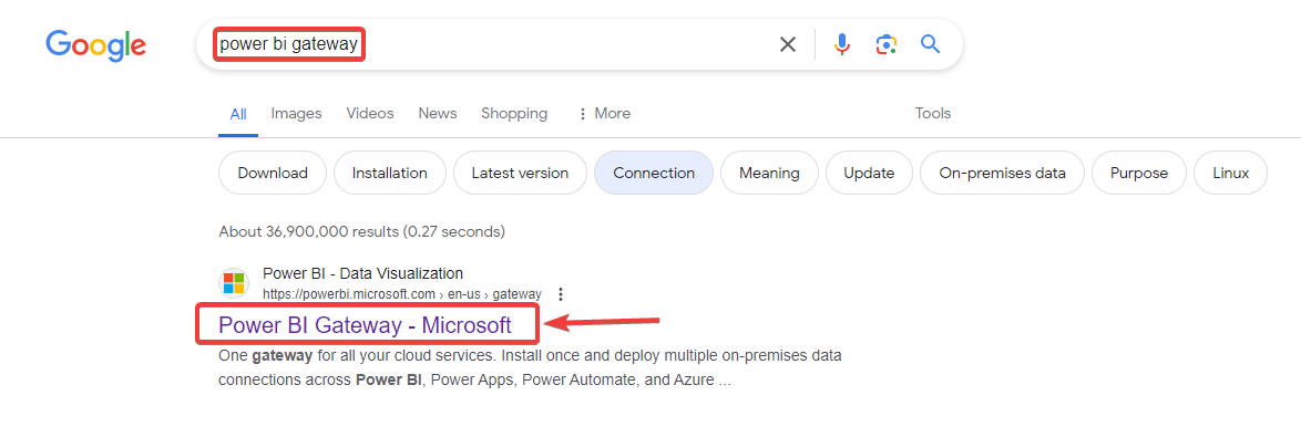 Power BI Gateway - Global Data 365